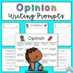 20 Prompts for Opinion Writing That Motivate Kids - Vibrant Teaching
